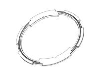 China Transparent VR Rear Shell Ring (1*2) / Cold runner /Three-plates mold No.22731 for sale