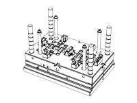 China OEM/ODM：Custom Consumer Electronics Molds / Transparent Front Housing LDS (1*2)  No.22397 for sale