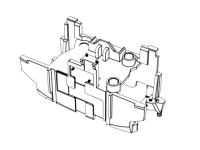 China OEM / ODM ： Precision Injection Molding & Transparent earphone charging box bracket (1*4) No.24201 for sale