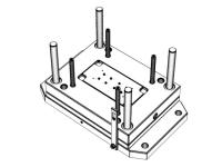China OEM / ODM ： Precision Injection Molding & Headset Charging Box Button (1*8) No.24202 & 24203 for sale