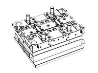 China OEM / ODM ：Consumer Electronics Molds / Earphone left front shell (1*4) No.24205 for sale
