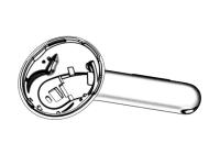 China Transparent earphone left middle shell / Cold Runner / Three-plates mold No.24207 for sale
