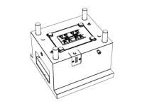 China OEM / ODM : Plastic Injection Molds / Earphone left battery bracket (1*8) / hot sprue / cold runner. No.24209 for sale