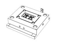 China OEM / ODM : Plastic Injection Molds / Inner bracket of left rear cover of transparent earphone (1*8) No.24209 for sale