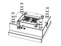China OEM / ODM : custom molding / Transparent earphone left fixing bracket (1*8) No.24211 for sale