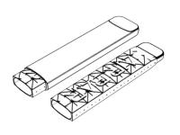 China Housing (1*8) / Cold runner / Three-plates mold No.24307 & 24308 for sale