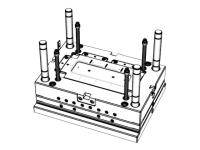 China OEM / ODM ： Polypropylene Injection Molding & Upper Cover of Transparent Disinfection Box (1*1) No.23770 for sale