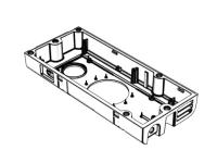 China OEM / ODM ： Hot Runner Injection Molding & Smart Doorbell Upper Shell (1*2) No.23673 for sale