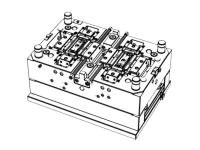 China OEM / ODM ： Hot Runner Injection Molding & Smart Doorbell Upper Shell (1*2) No.23673 for sale