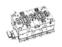 China OEM / ODM ： Hot Runner Injection Molding & Transparent Smart Doorbell Upper Shell (1*2) No.23673 for sale