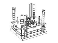 China OEM / ODM ： Multi Cavity Injection Mold & Smart Doorbell: PIR _ HOLDER (1*4) No.23683 for sale