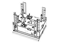 China Cigarette cartridge holder+oil tank (2+2) / Cold runner / Three-plates mold No.24501 for sale