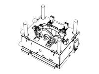 China OEM / ODM : Custom Precision Machining Molds / Transparent AR middle frame (1*1)  No.25183 for sale
