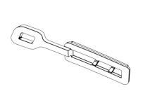 China Transparent key (1*8)/ Cold runner / Two-plates mold No.19017 for sale