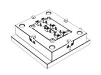 China Medical Instrument PN-1691 (1*4) / Two-plates mold / Cold runner No.21063-B for sale