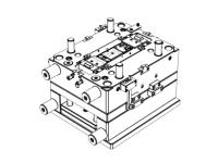China Middle frame (1*1)/ Cold runner / Three-plates mold No.22676 for sale