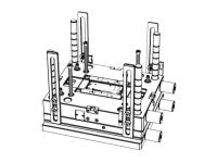 China Transparent middle frame (1*1)/ Cold runner / Three-plates mold No.22676 for sale