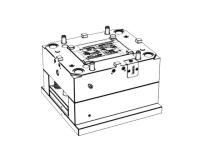 China OEM / ODM ： Multi Cavity Injection Mold & Transparent mainboard bracket (1*2)  No.22684 for sale