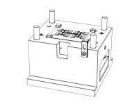 China OEM / ODM ： Multi Cavity Injection Mold & Transparent speaker bracket (1*8)  No.22686 for sale