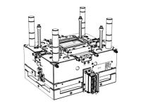 China OEM /ODM ：Custom Electronic Enclosures mold  / Battery cover (1*1)  No.24316-A for sale
