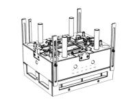 China OEM /ODM ：Custom electronic enclosures mold / Transparent battery cover (1*1) No.24316-B for sale