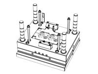 China OEM/ODM：Custom Electronic Enclosures / Lower bracket (1*4)  No.24318 for sale