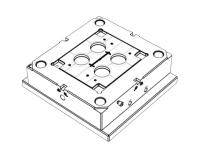China OEM/ODM：Custom electronic enclosures mold / Transparent top cover trim (1*4)  No.24668 for sale