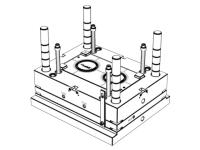 China OEM / ODM ：Custom household appliance molds / Bottom cover (1*2)  No.24676 for sale
