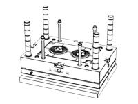 China OEM/ODM: Custom electronic enclosures / Transparent bottom cover bracket (1*2) No.24677 for sale