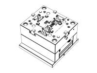 China OEM / ODM : Custom Precision Machining Molds / Transparent glasses camera housing+bracket (1+1)  No.23055 for sale
