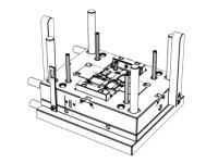 China OEM / ODM ：Precision Machining Molds / Transparent glasses middle bracket (1*2) No.23058 for sale