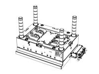 China OEM / ODM ： Cold Runner Injection Molding & Transparent Smart Watch Base Lower Housing (1*4) No.23305 for sale