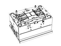China OEM / ODM ： Cold Runner Injection Molding & Smart Watch Base Lower Housing (1*4) No.23305 for sale