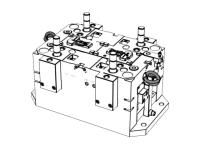 China OEM / ODM ： Double Injection Molding & Transparent Headphone Lower Housing 1*2 No:23306 & 23307-B for sale