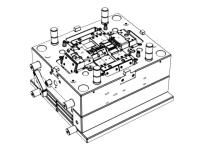 China OEM / ODM ： Single Cavity Injection Mold & Transparent LH Bracket (1*1) No.23399 for sale