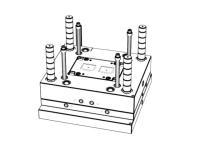 China OEM / ODM ： Cold Runner Injection Molding & Medical Instrument Bottom Shell (1*2) No.23672 for sale