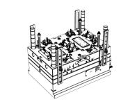 China OEM / ODM ： Insert Injection Molding & Transparent Three-proof Phone Housing (1*2) No.23689 for sale