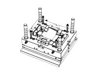 China OEM / ODM ： Single Cavity Injection Mold & Transparent Router Upper Cover (1*1)  No.23891 for sale