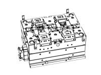 China OEM / ODM ： Hot Runner Injection Molding & On-board Rear Housing (1*2) No.23909 for sale