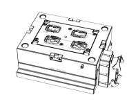 China OEM / ODM ： Multi Cavity Injection Mold & On-board Motor Bracket (1*4) No.23911 for sale