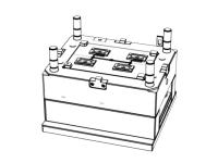China OEM / ODM ： Multi Cavity Injection Mold & Transparent On-board Motor Bracket (1*4) No.23911 for sale