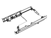 China OEM / ODM ： Multi Cavity Injection Mold & Transparent On-board Lower Bracket (1*4) No.23912 for sale