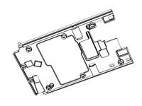China OEM / ODM ： Cold Runner Injection Molding & Transparent On-board Upper Bracket (1*2) No.23913 for sale
