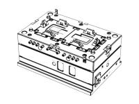 China OEM / ODM ： Hot Runner Injection Molding & On-board Foot Rest (1*2) No.23914-B for sale