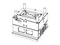 China OEM / ODM ： Multi Cavity Injection Mold & Transparent On-board Foot Rest Ball (1*4) No.23916 for sale
