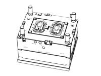 China OEM /ODM : Coustom electronic enclosures mold / Transparent Beauty Instrument Upper Housing (1*8) No.24311-B for sale