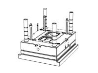 China OEM / ODM ： Single Cavity Injection Mold & Top cover (1*2) No.23392 for sale