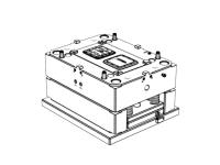 China OEM / ODM ： Single Cavity Injection Mold & Transparent top cover (1*2) No.23392 for sale