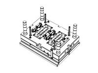 China OEM / ODM ： Cold Runner Injection Molding & Transparent Left Front Housing of Scan Pen (1*2) No.24001 for sale