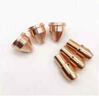 China PT38 Plasma Cutting Torch Parts , Plasma Torch Consumables Electrode And Nozzle PT37 PT32 for sale
